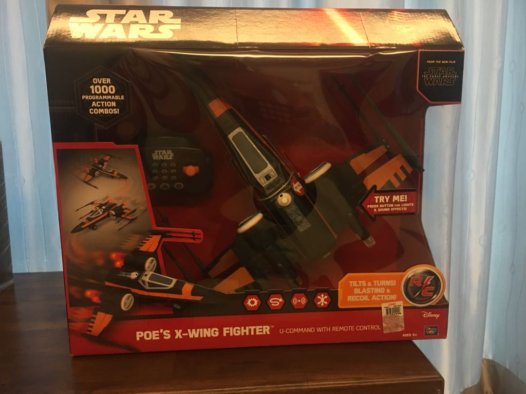 Star Wars U-command Remote Pope's X-Wing Fighter, Hobbies & Toys, Toys ...