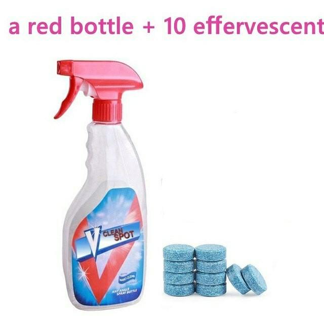 V CLEAN SPOT Multifunctional Effervescent Spray Cleaner Remove Rust ...