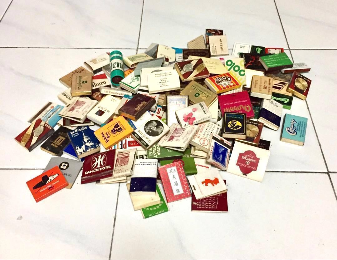 Vintage Collection of Matchboxes Matchbook Match box Match Sticks ...