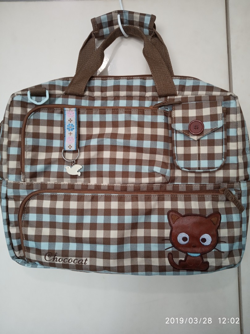 Chococat Laptop bag with sling, Women's Fashion, Bags & Wallets, Cross ...