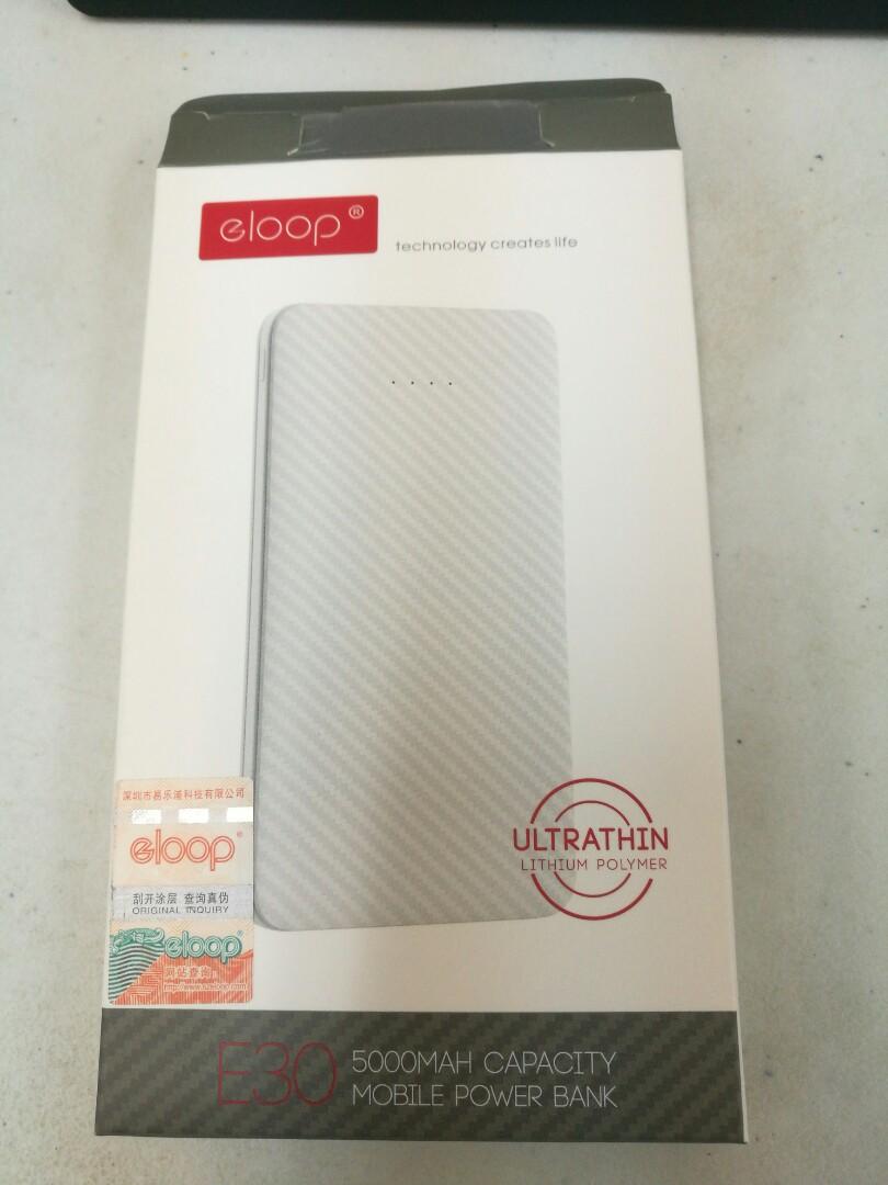 Eloop E30 5000mah power bank, Mobile Phones & Gadgets, Mobile & Gadget ...