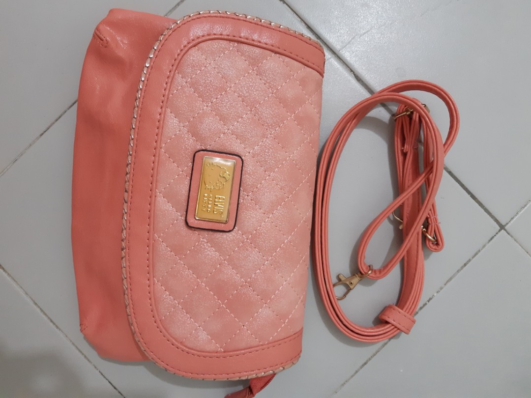 ELVIS Hello Kitty Clutch Sling Bag, Women's Fashion, Bags & Wallets ...