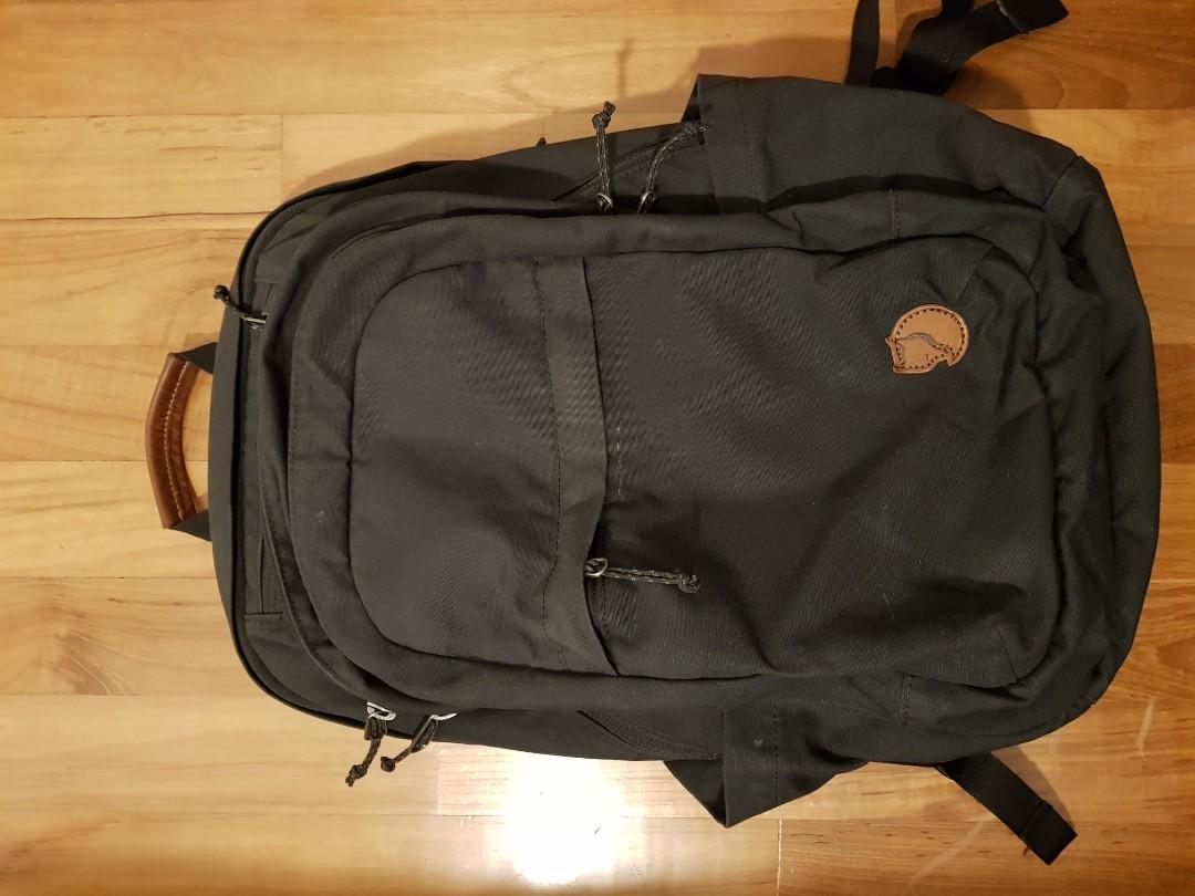 FJALLRAVEN RAVEN 28L BACKPACK - BLACK, Men's Fashion, Bags, Backpacks ...