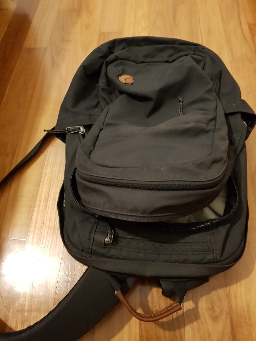 FJALLRAVEN RAVEN 28L BACKPACK - BLACK, Men's Fashion, Bags, Backpacks ...