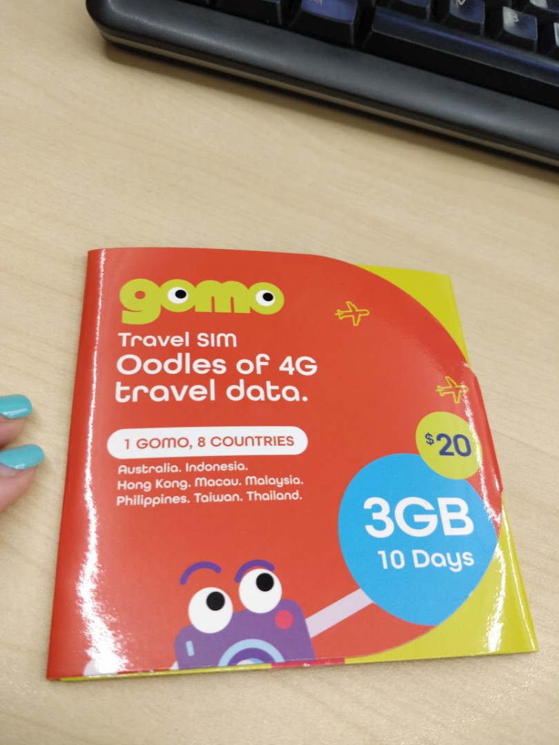 GOMO Travel SIM, Hobbies & Toys, Travel, Travel Essentials ...