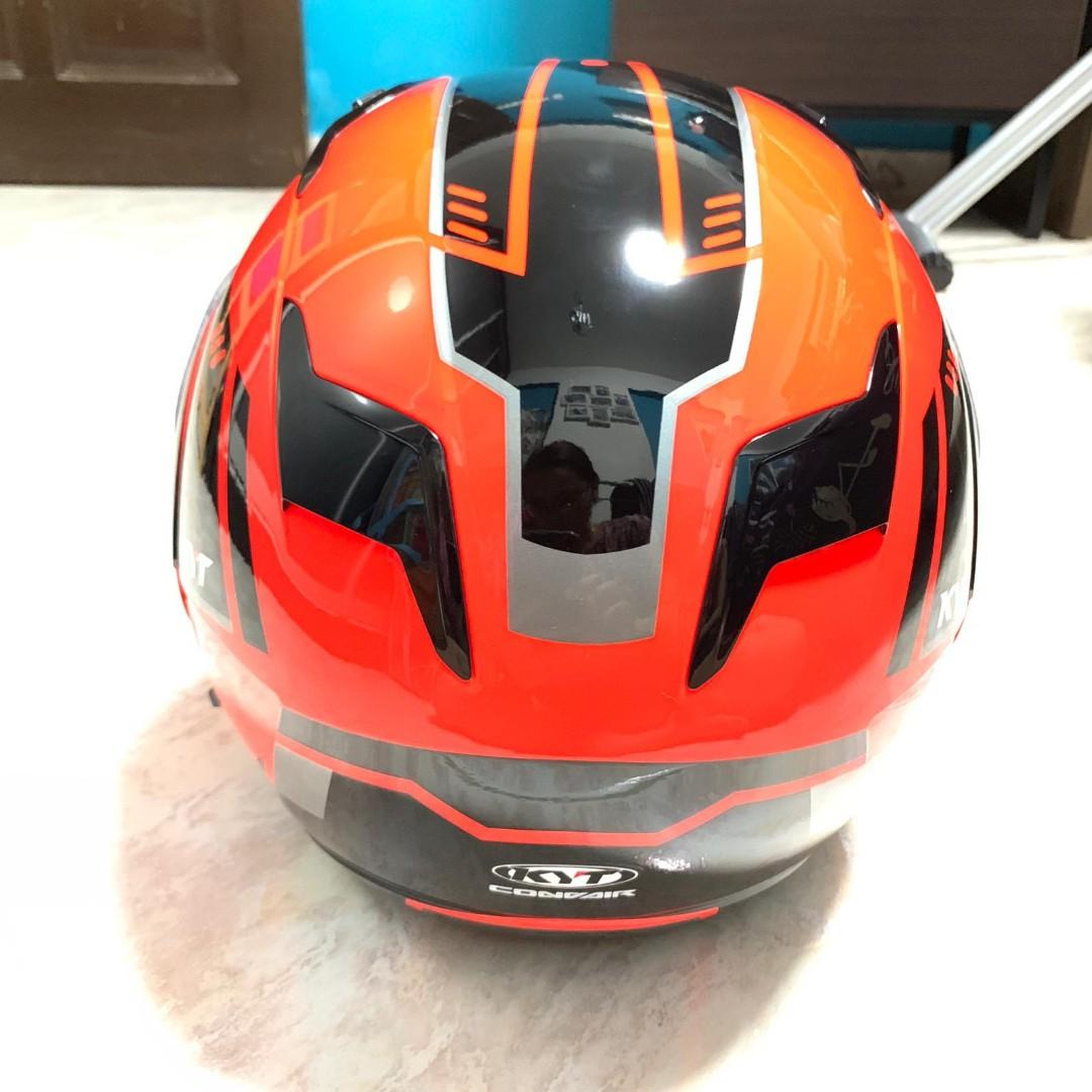 KYT Modular Helmet, Motorcycles, Motorcycle Apparel on Carousell