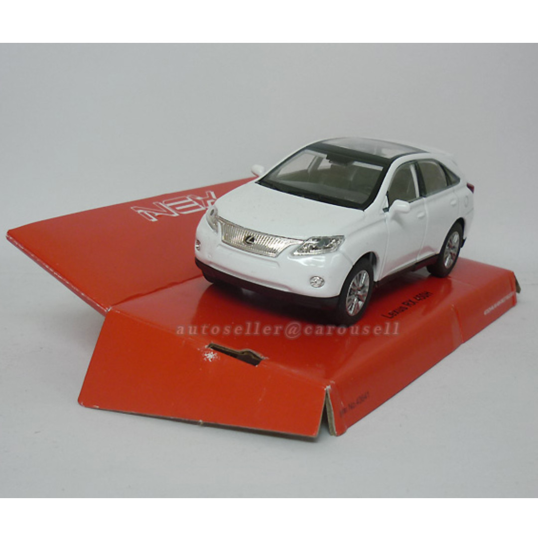 Lexus RX450H (Toyota Harrier 1st Gen) Diecast Model Car - White ...