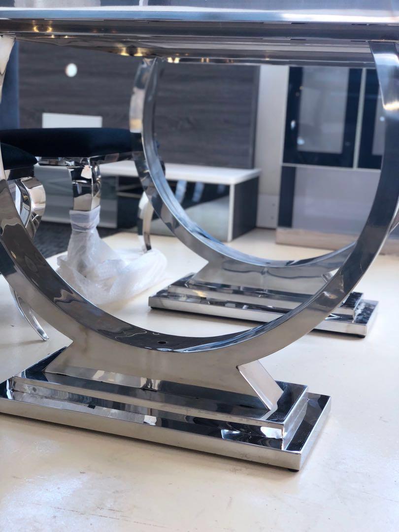 Mayfair Dining Table Set, Furniture & Home Living, Furniture, Tables ...