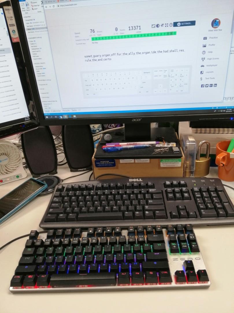 Metoo Zero Mechanical Keyboard., Computers & Tech, Parts & Accessories ...