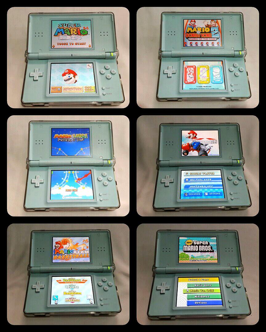 100+ Games Mint Green Nintendo Ds lite r4 8gb, Video Gaming, Video Game ...
