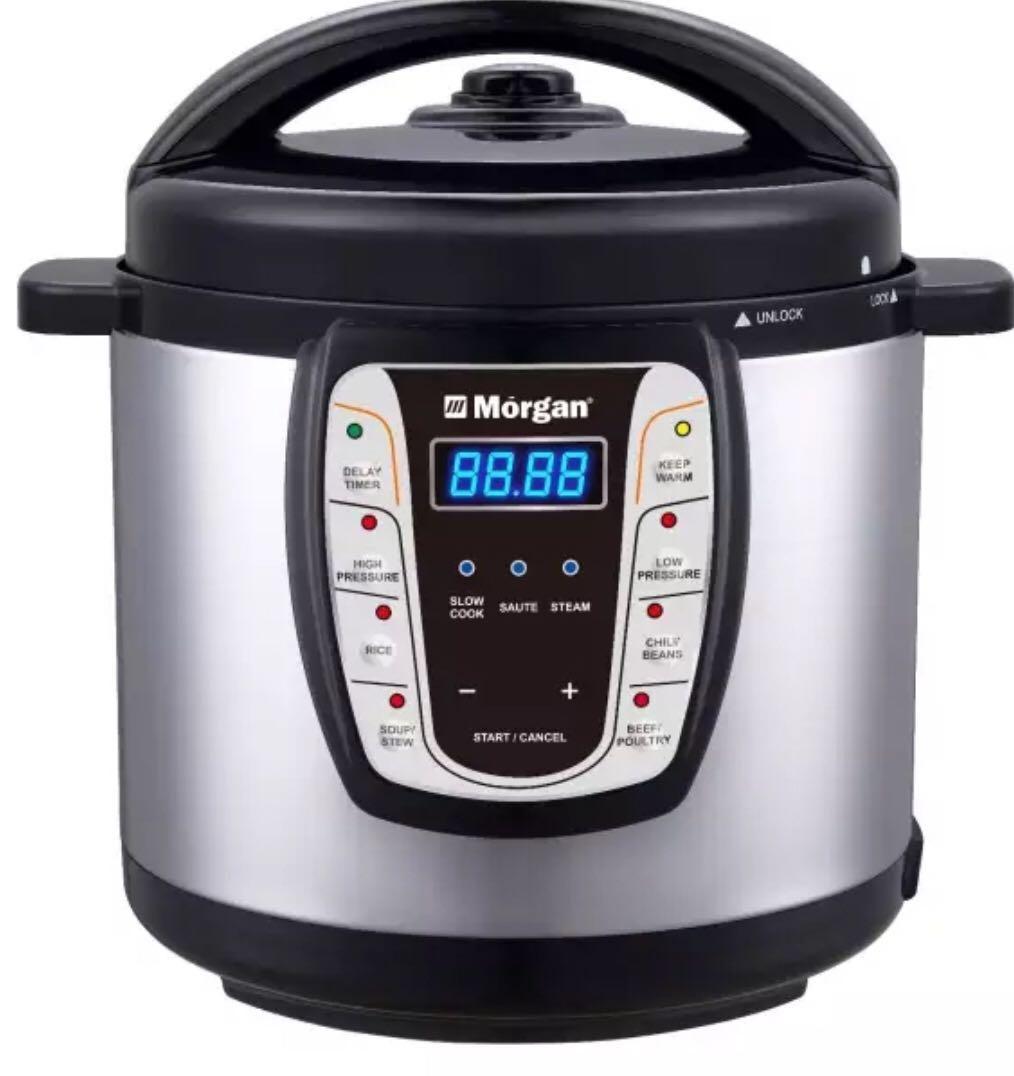 MORGAN Pressure Cooker MPC - 136, TV & Home Appliances, Kitchen ...