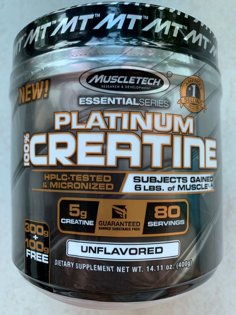 Muscletech Pure Creatine, Sports Equipment, Exercise & Fitness, Toning ...