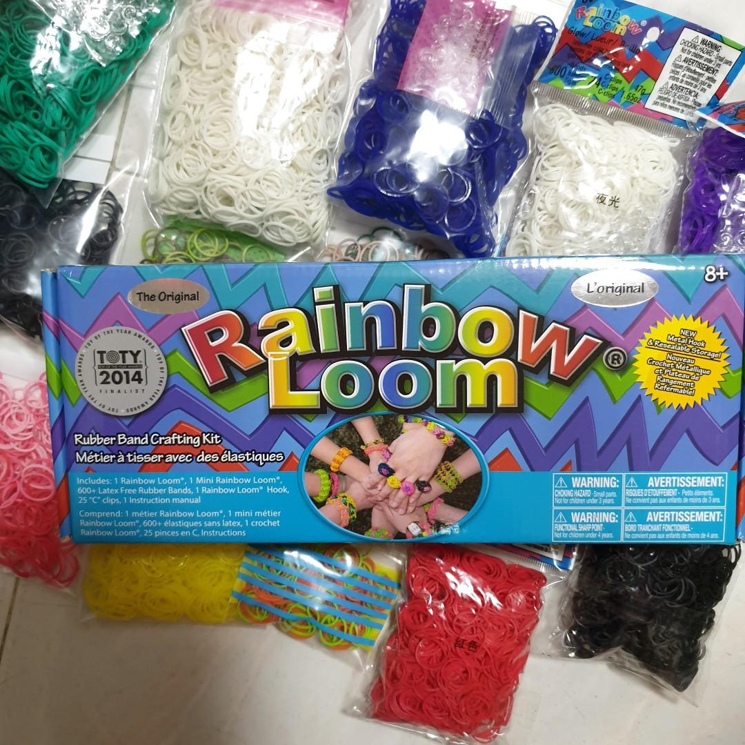 Rainbow Loom Set and Bands (READ DESCRIPTION) Authentic, Hobbies & Toys ...