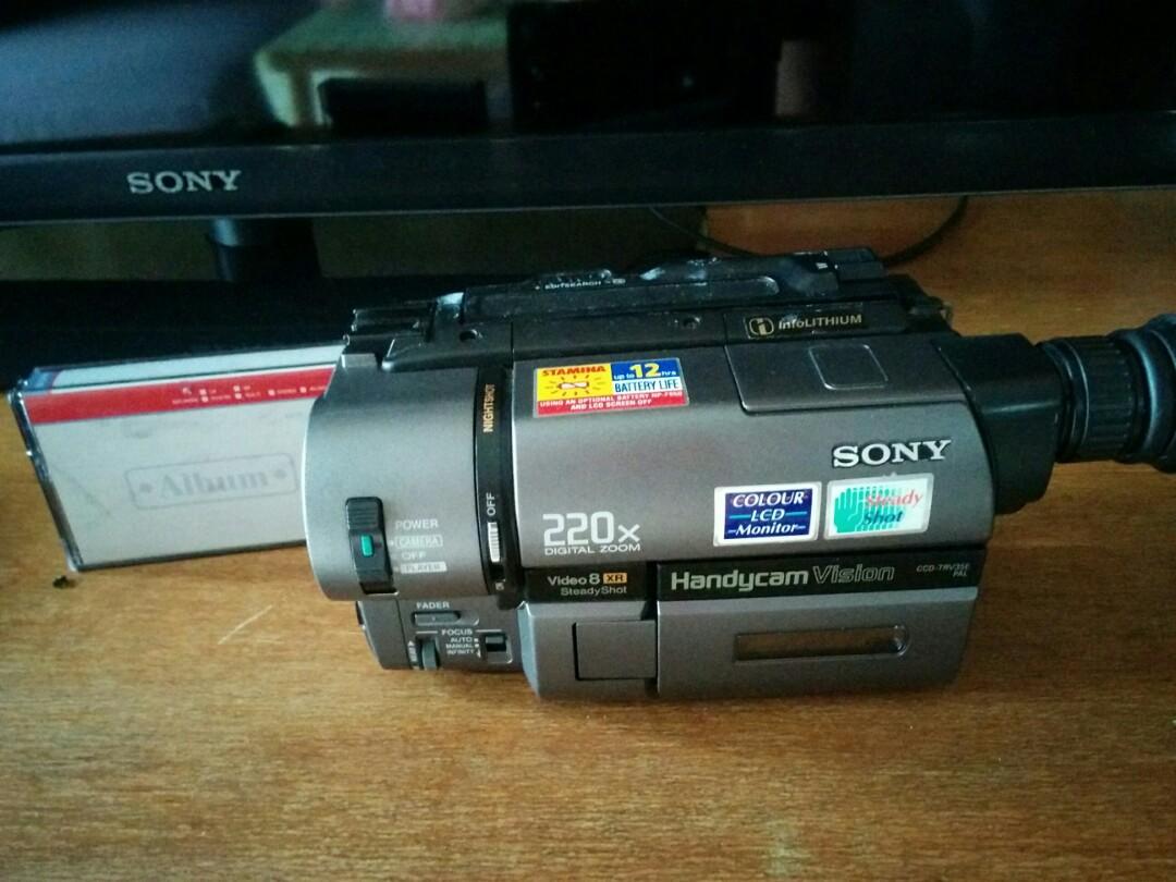 Sony video 8 camcorder, Photography, Video Cameras on Carousell