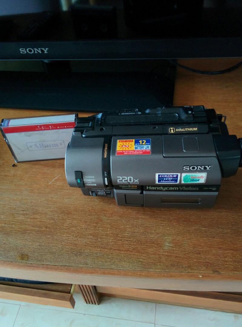 Sony video 8 camcorder, Photography, Video Cameras on Carousell