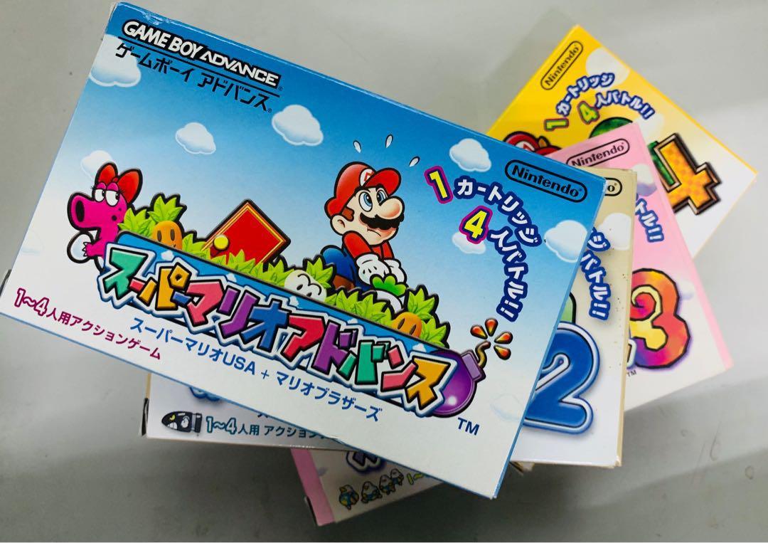 Super Mario Advance GameBoy Advance Japan Collection Bundle, Video ...