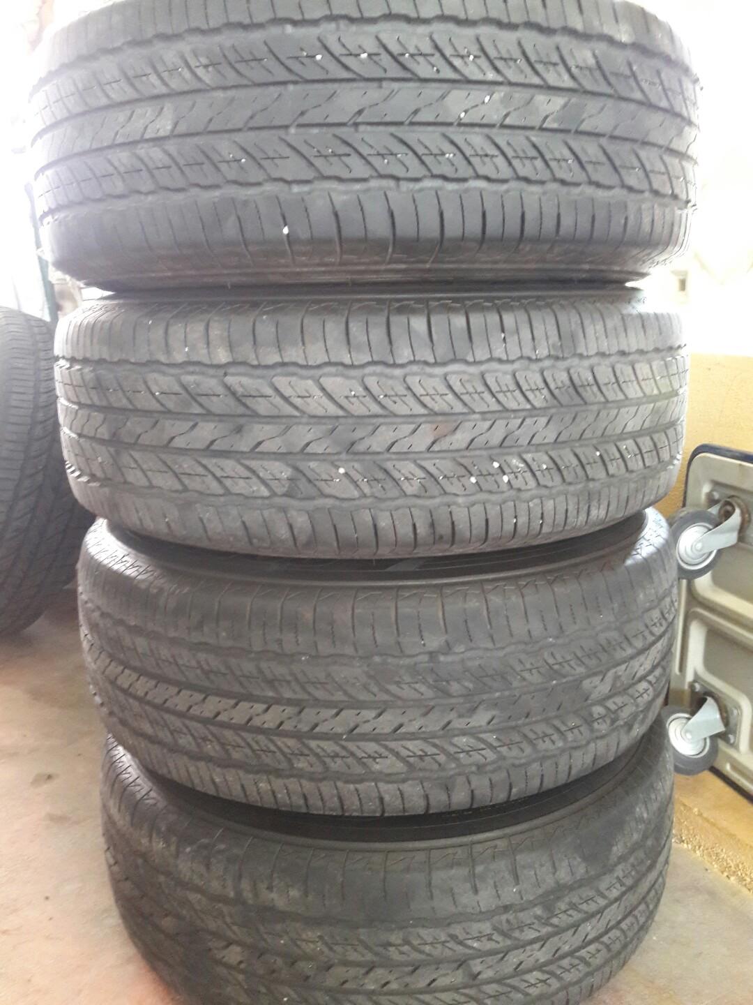 Tayar/tyre/tire toyo berserta rim isuzu dmax, Auto Accessories on Carousell