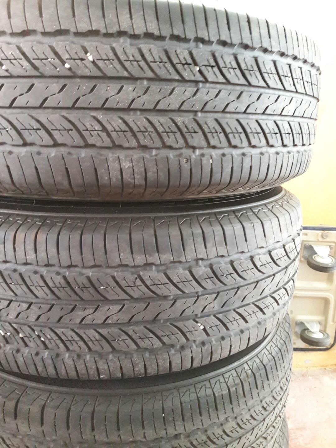 Tayar/tyre/tire toyo berserta rim isuzu dmax, Auto Accessories on Carousell