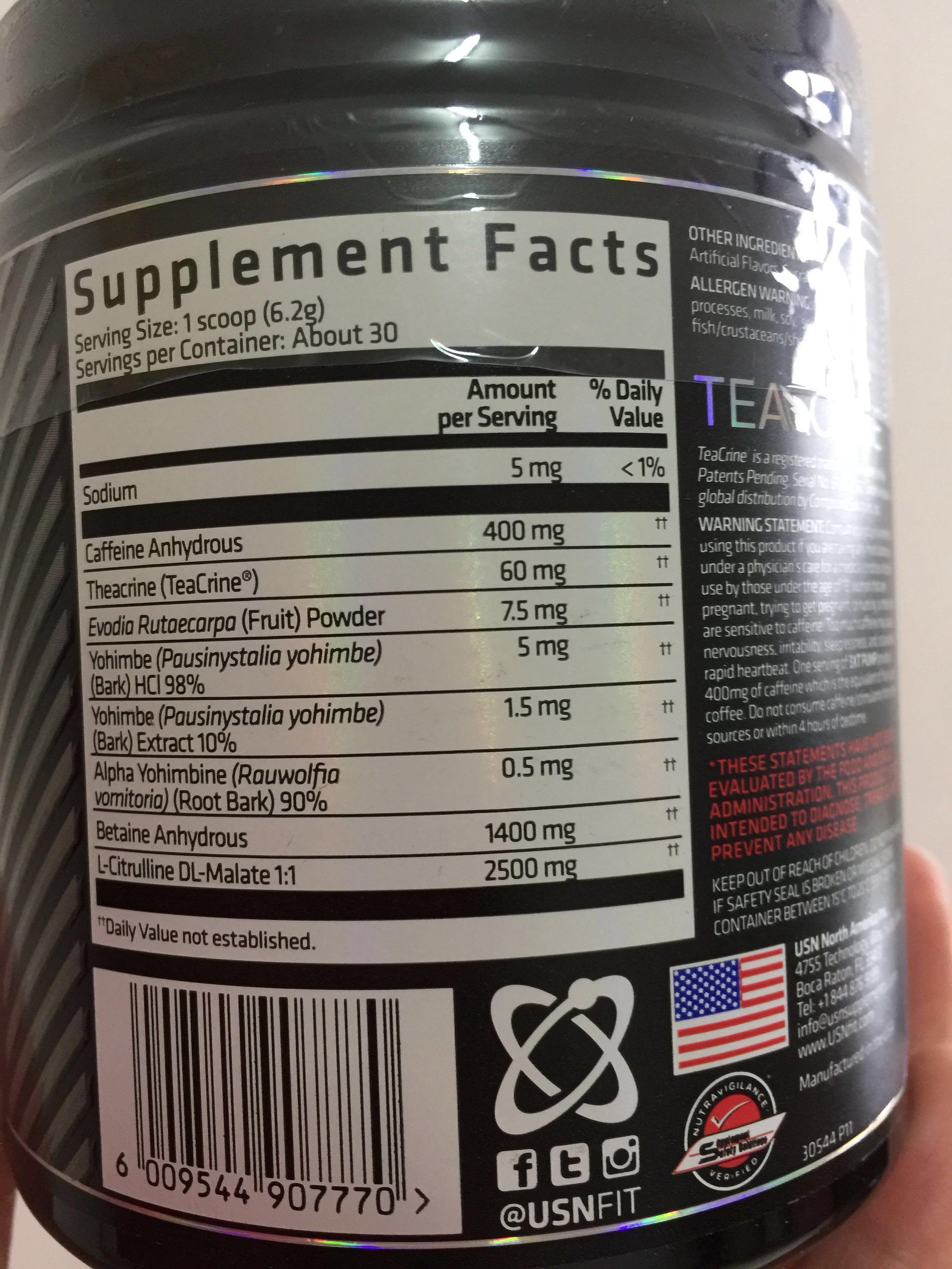 USN 3XT Pump, Thermogenic • Energy • Pump 3-IN-1 Pre-workout , Sports ...