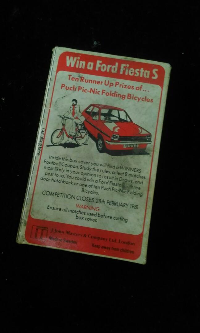VINTAGE MATCH BOX, Hobbies & Toys, Collectibles & Memorabilia, Vintage ...