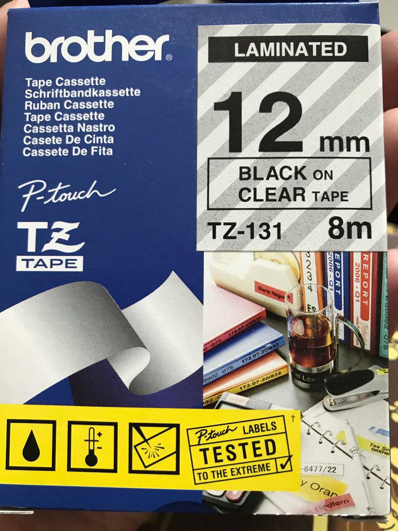 Brother P Touch TZ Tapes Hobbies Toys Stationery Craft Other Stationery Craft On Carousell