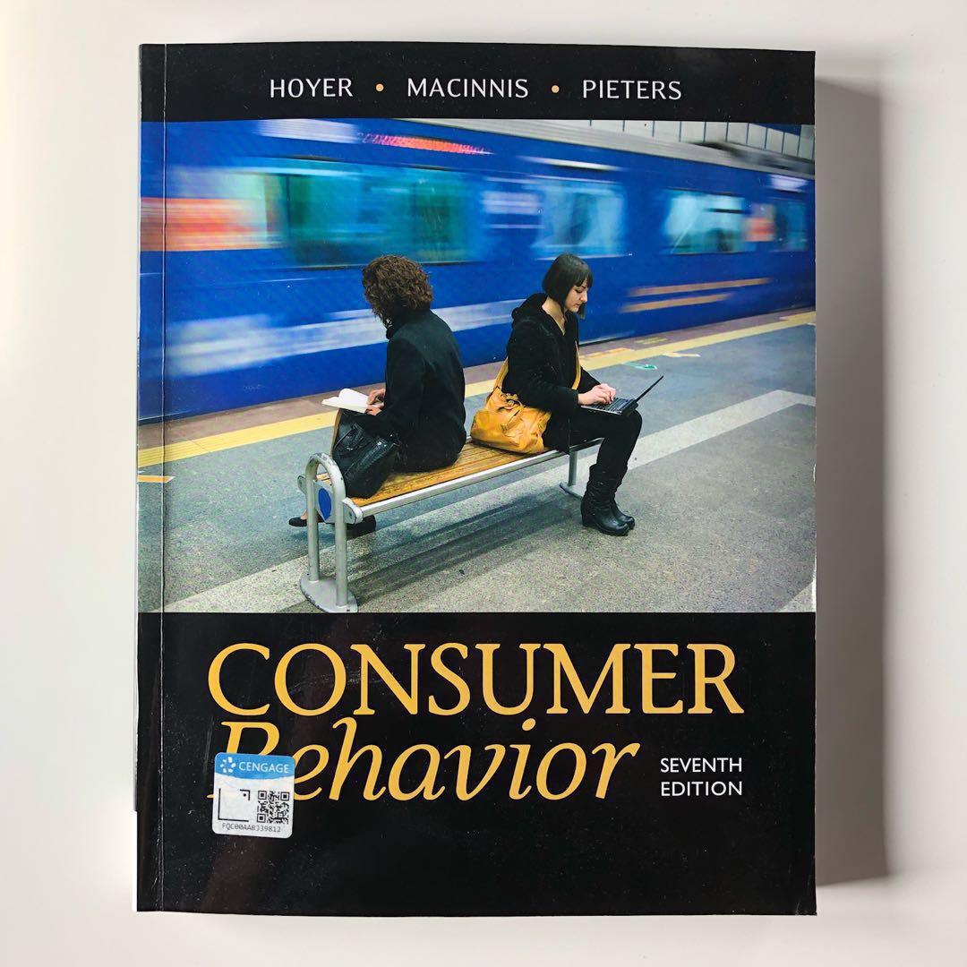 Consumer Behaviour, 7th edition (Hoyer, W. D., McInnis, D. J. Pieters ...