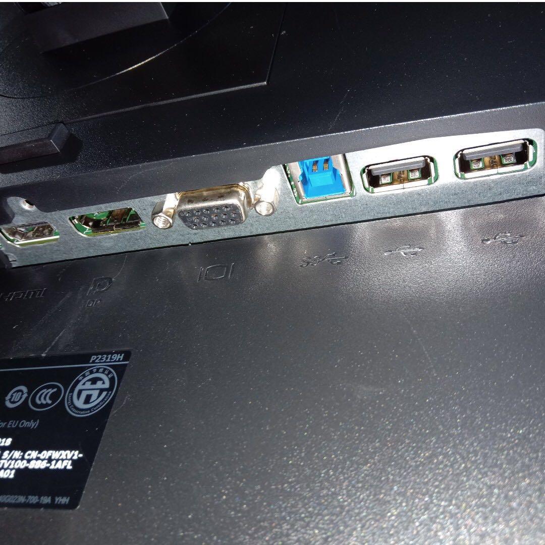 Dell 23 Inch Monitor P2319H, Computers & Tech, Parts & Accessories ...