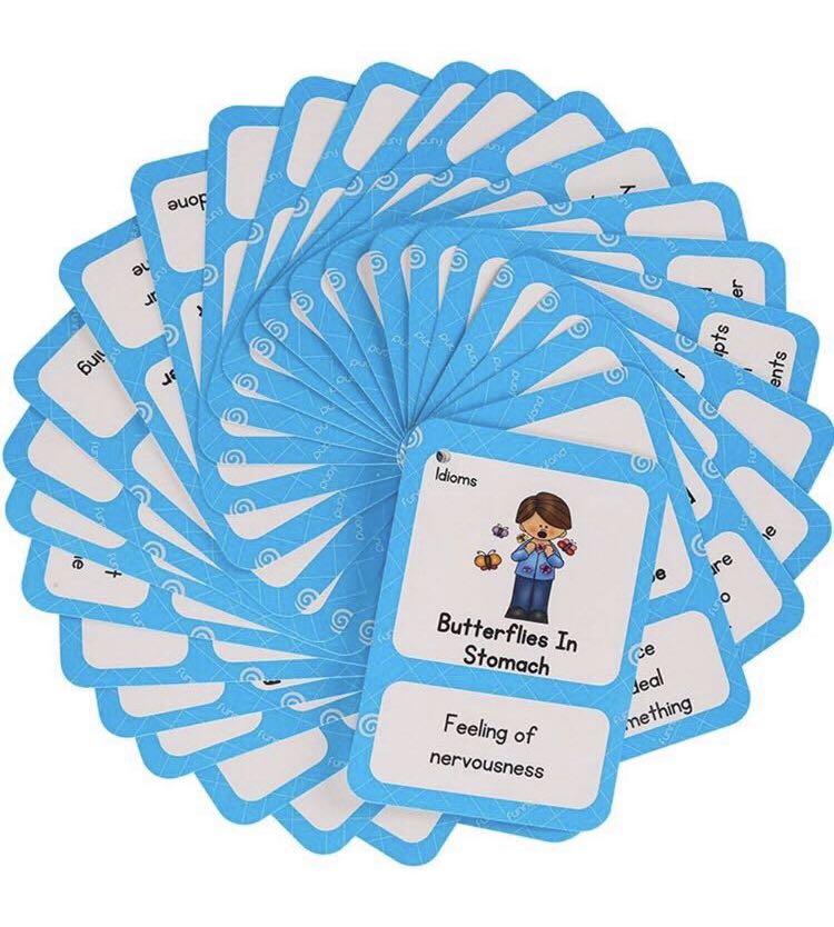 English Idioms Flashcards (32 cards), Hobbies & Toys, Books & Magazines ...