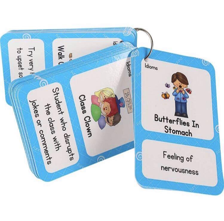 English Idioms Flashcards (32 cards), Hobbies & Toys, Books & Magazines ...