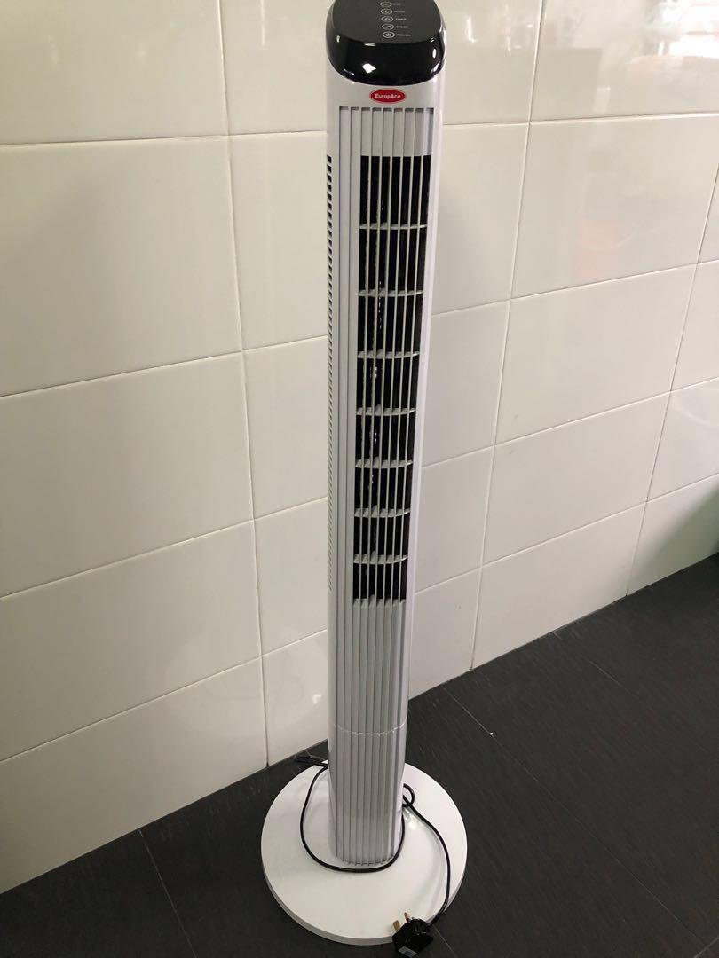 EuropAce Tower Fan, Furniture & Home Living, Lighting & Fans, Fans on ...