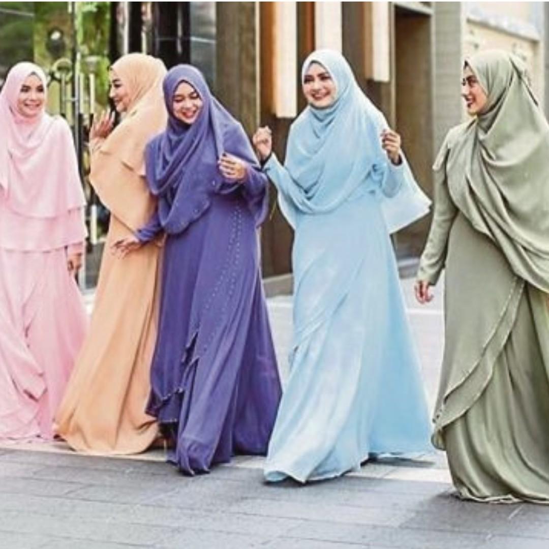 First Lady Set for Hari Raya, Women's Fashion, Muslimah Fashion, Baju ...