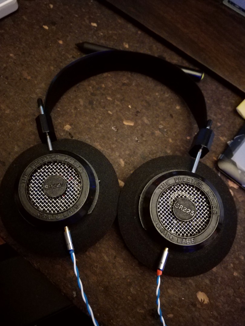 Grado sr225I Modded cable, Audio, Portable Audio Accessories on Carousell