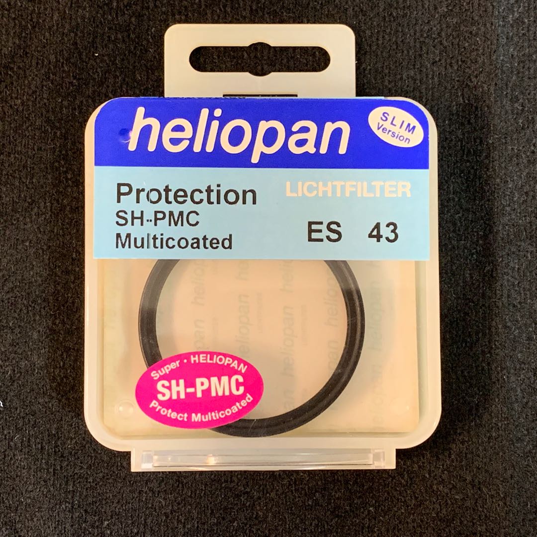 Heliopan SH-PMC ES 43mm filter, Photography, Photography Accessories ...