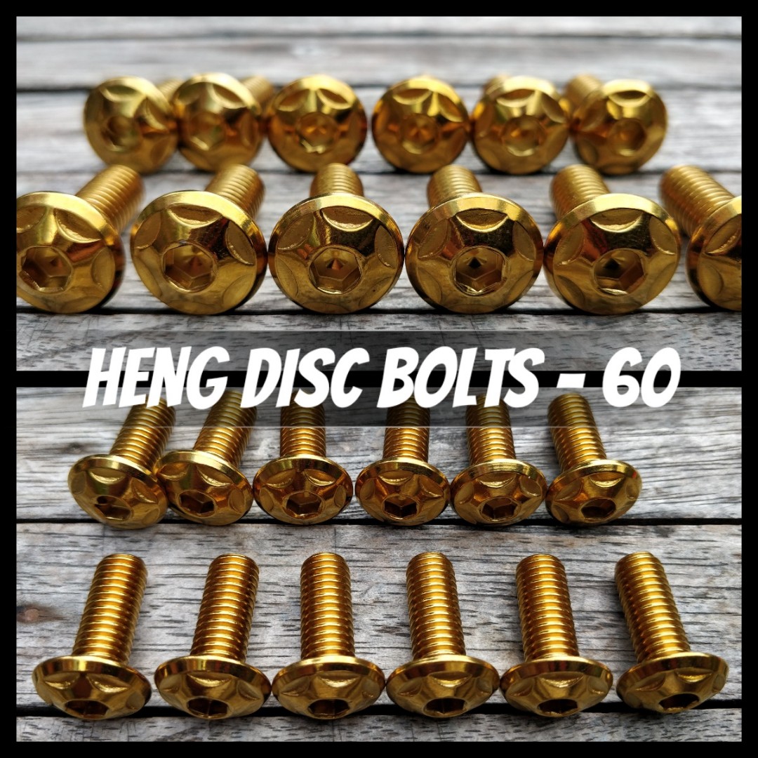 HENG DISC BOLTS FOR MIO, Motorbikes on Carousell