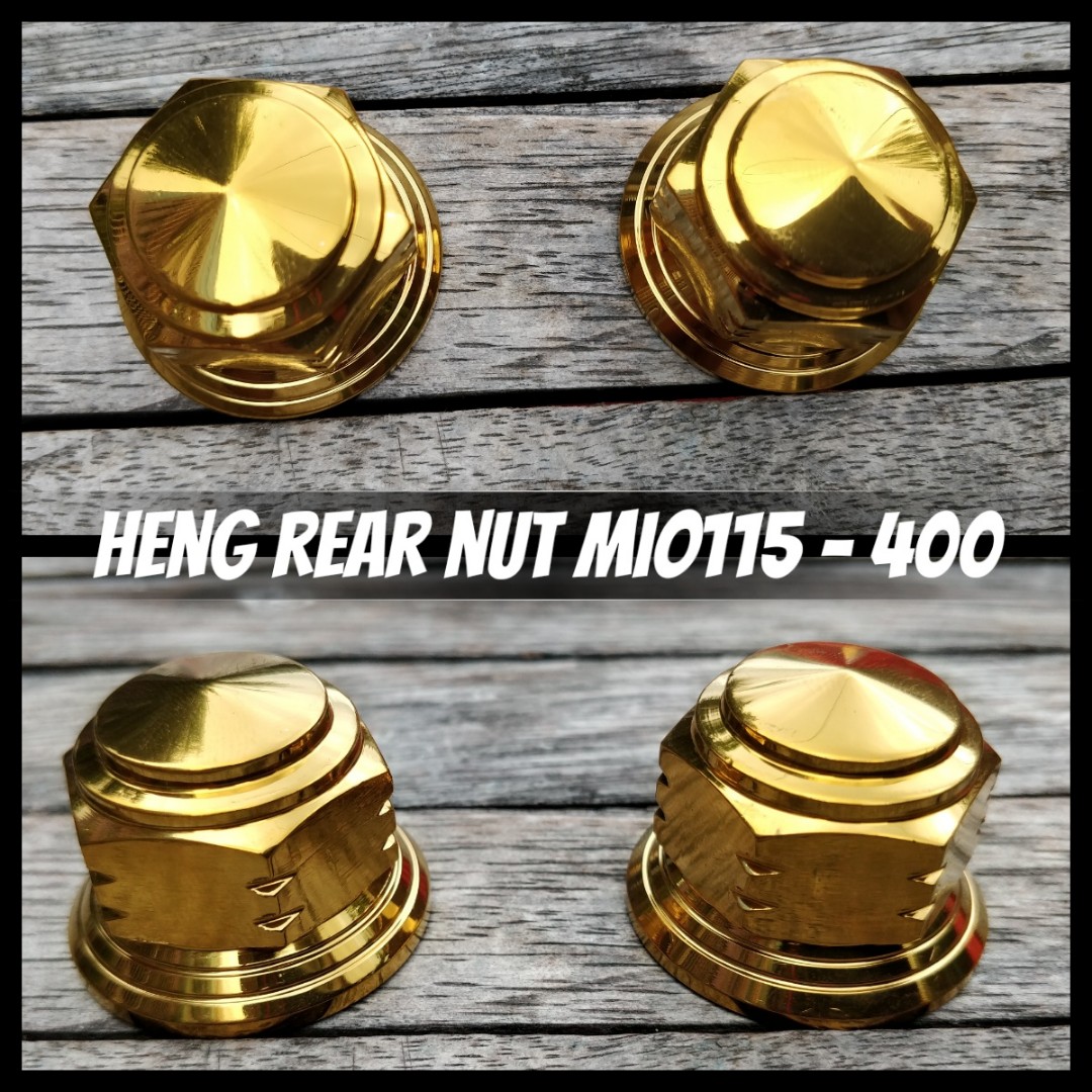 HENG REAR NUT FOR MIO 115, Motorbikes on Carousell