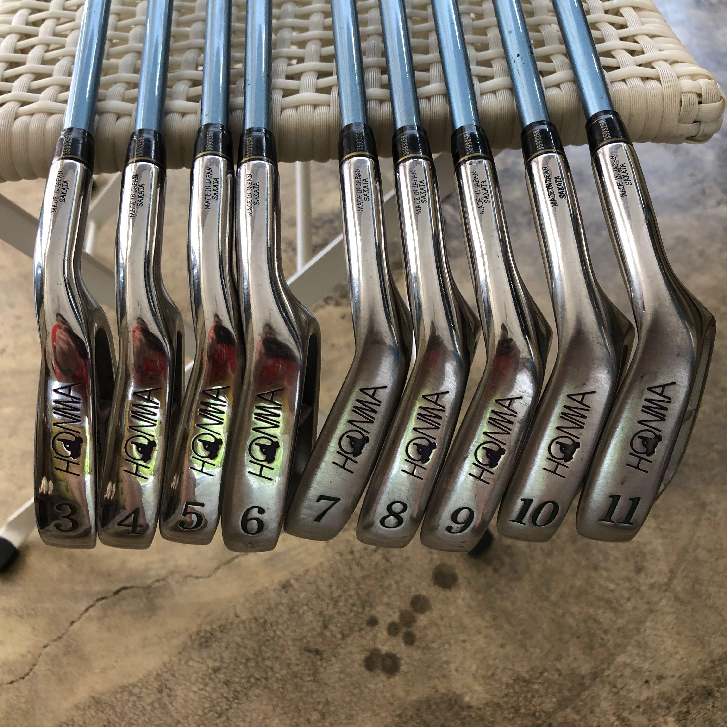 HONMA Twin Marks MM45-888 9pc flex IRONS & 3pc Woods SET Golf Clubs ...