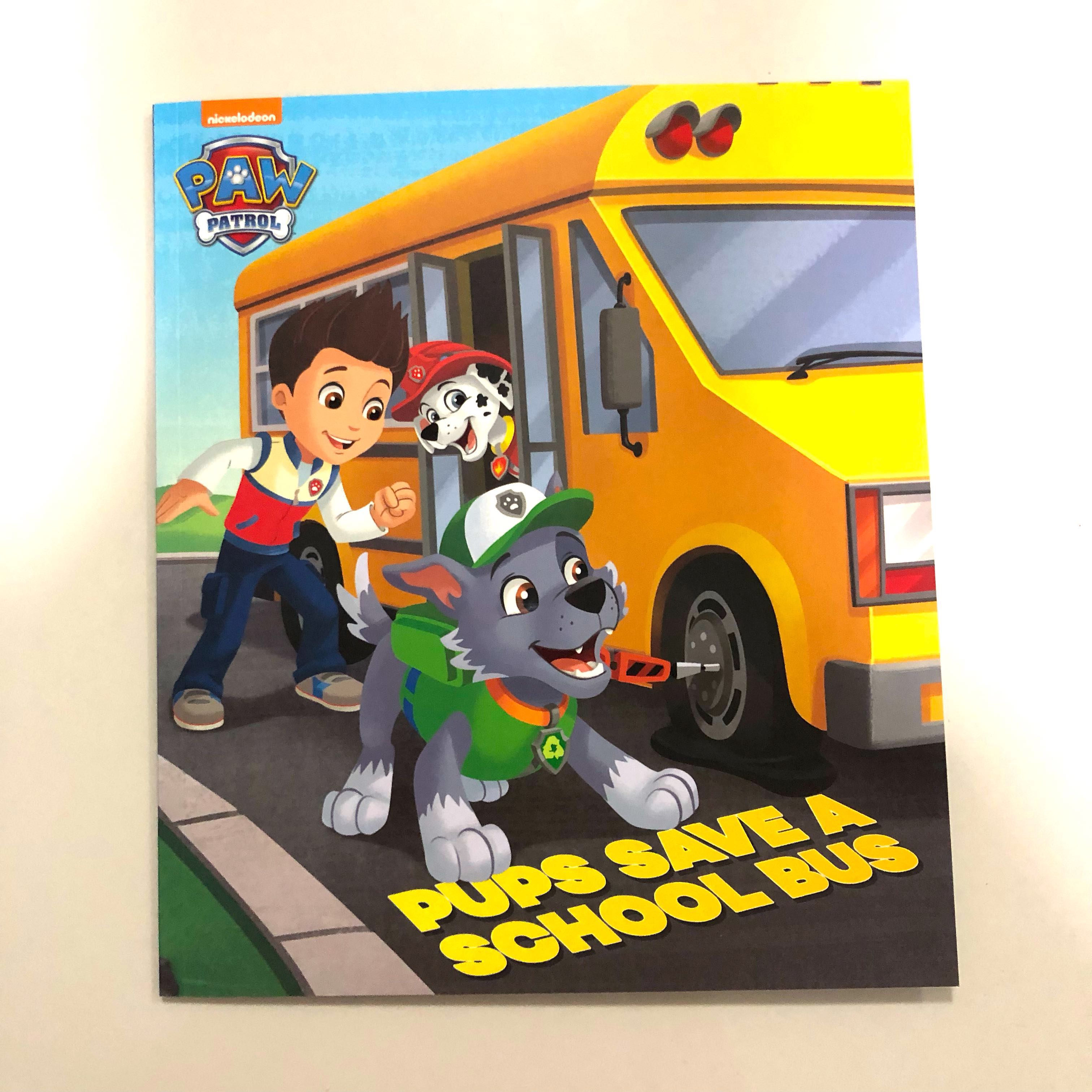 ⭐️Paw Patrol - Pups save a school bus story book, Hobbies & Toys, Books ...