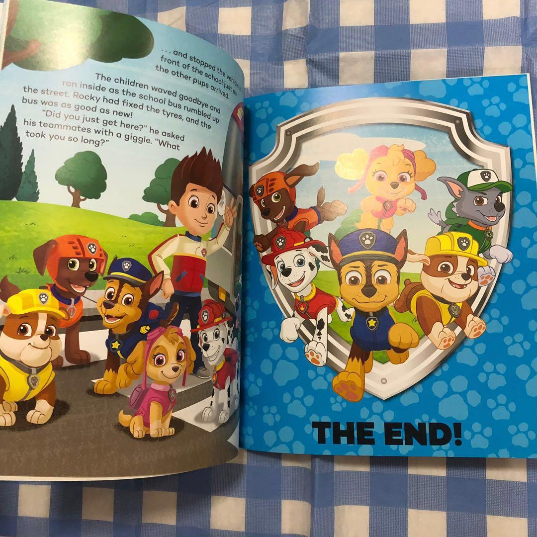 ⭐️Paw Patrol - Pups save a school bus story book, Hobbies & Toys, Books & Magazines, Children's ...