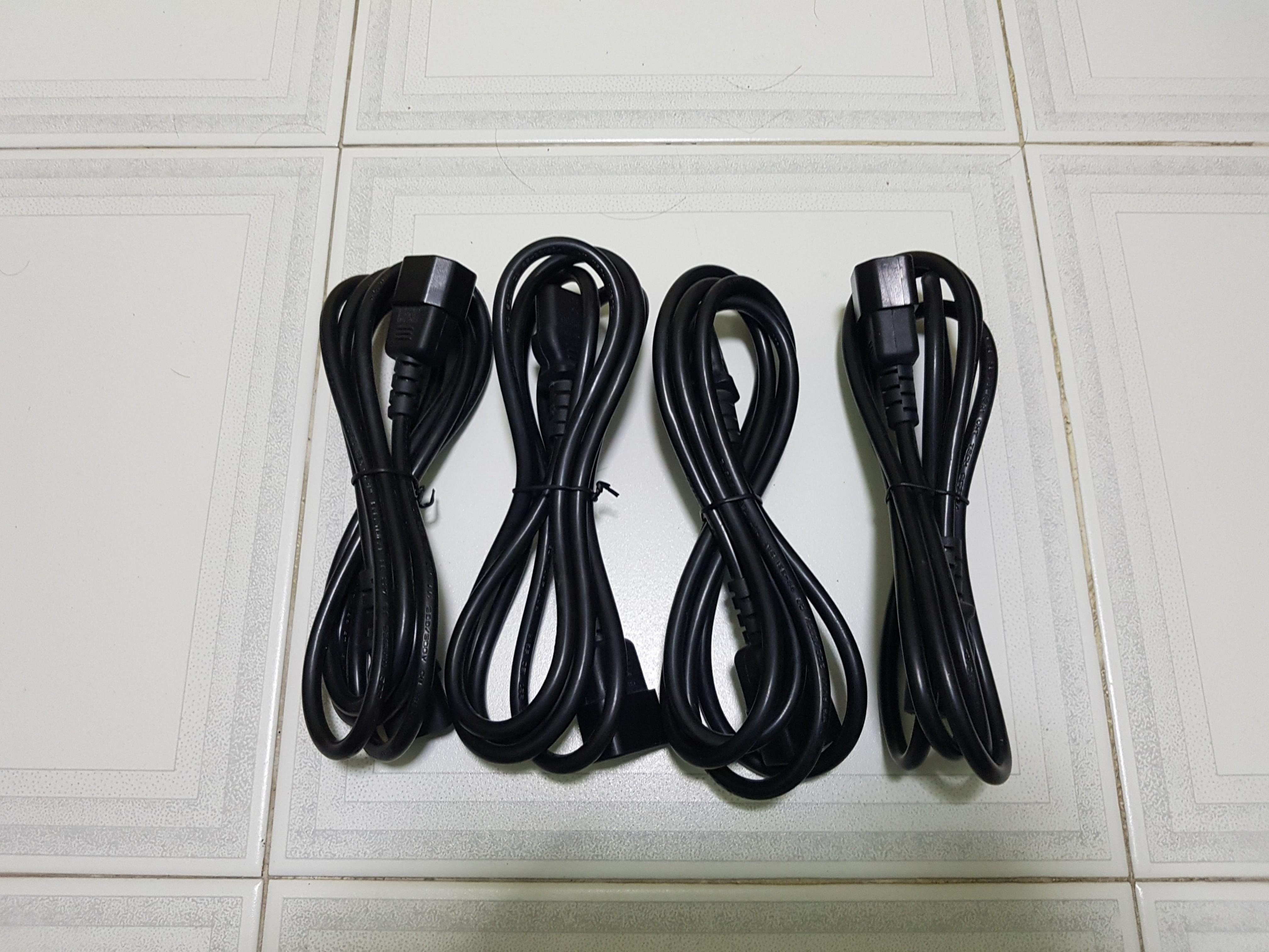 PC/Monitor/UPS Power Supply Cable - 5 ft, Computers & Tech, Parts ...