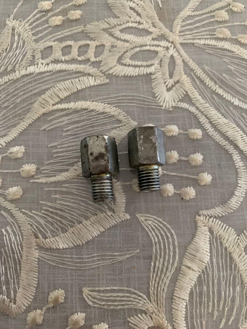 Round side mirror ( carbon fiber), Motorcycles, Motorcycle Accessories ...