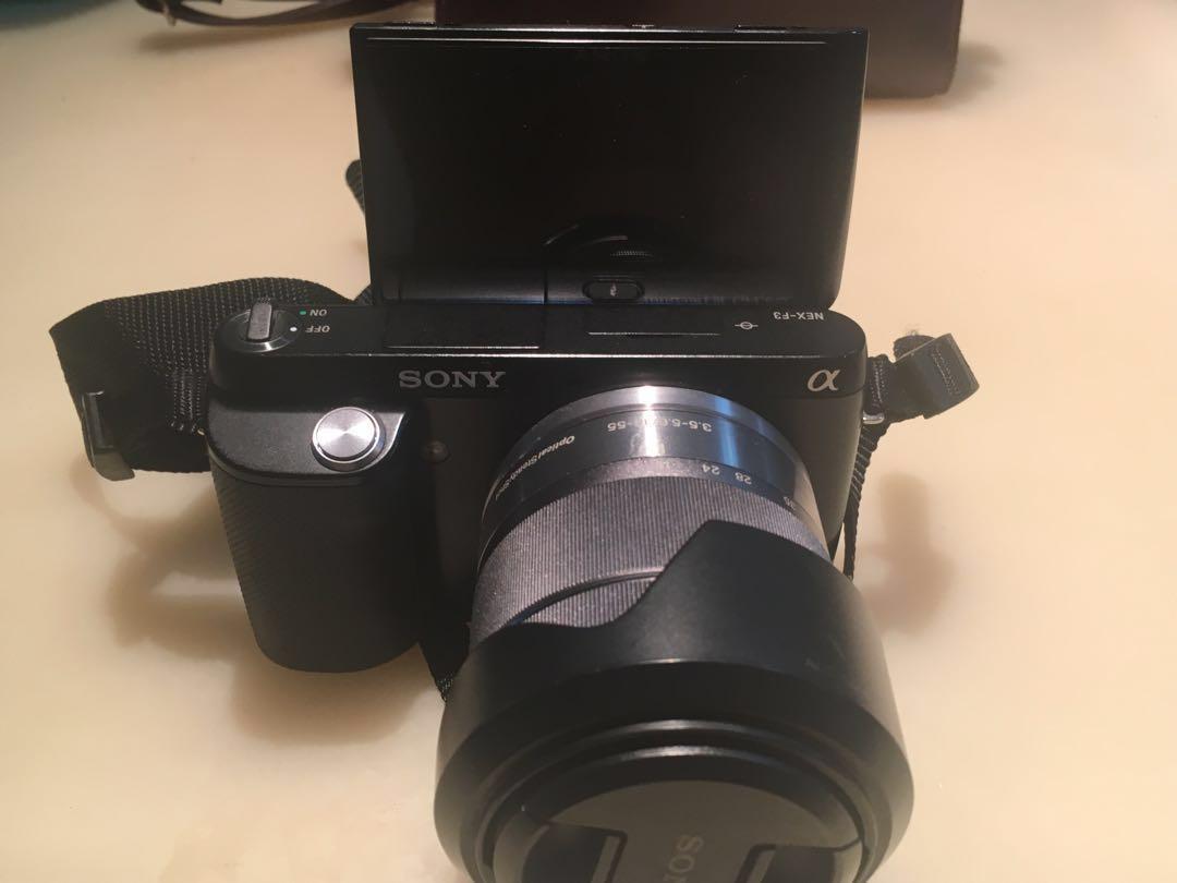 Sony Alpha NEX-F3 mirrorless interchangeable lens camera, Photography ...