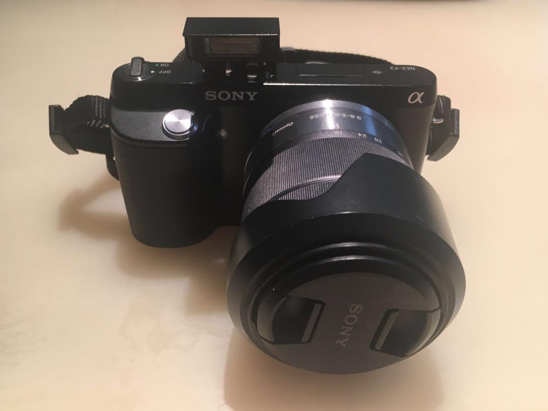 Sony Alpha NEX-F3 mirrorless interchangeable lens camera, Photography ...