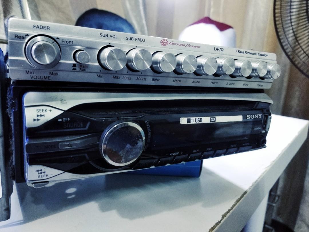 Sony Car Player & Lightning Acoustic 7 Band Equalizer, Auto Accessories ...