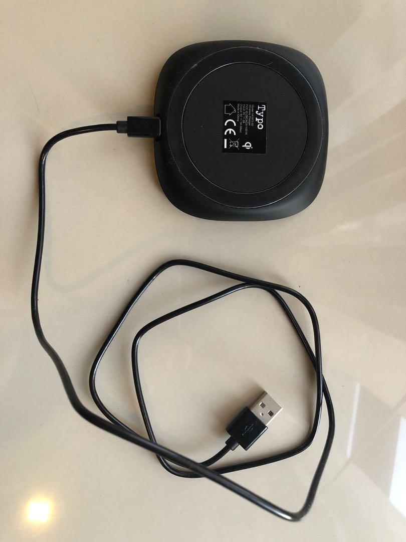 Typo Wireless Charger (Black), Mobile Phones & Gadgets, Mobile & Gadget ...