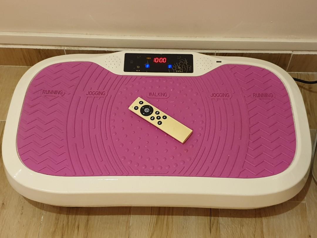 Vibration body shaper machine with remote, Health & Nutrition, Massage ...