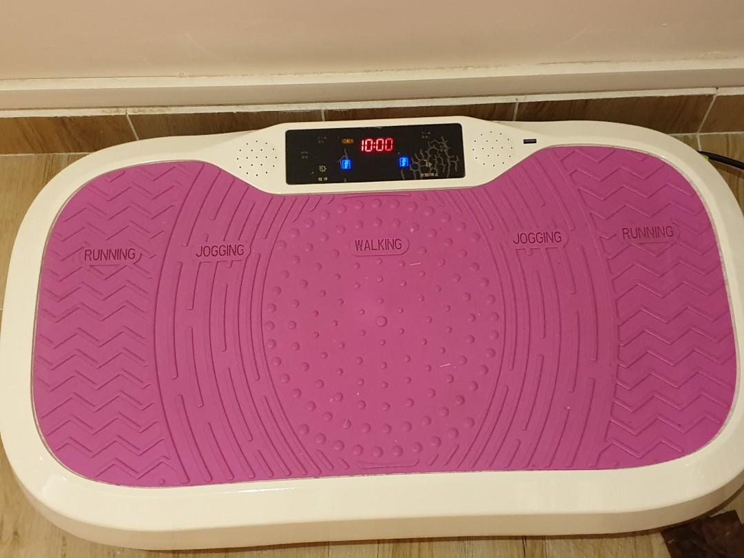 Vibration body shaper machine with remote, Health & Nutrition, Massage ...