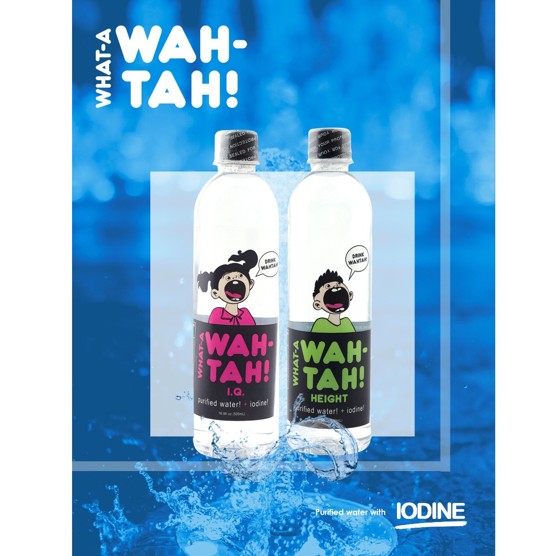 WHAT-A WAH-TAH! Purified Water + Iodine!, Food & Drinks, Fresh Produce ...