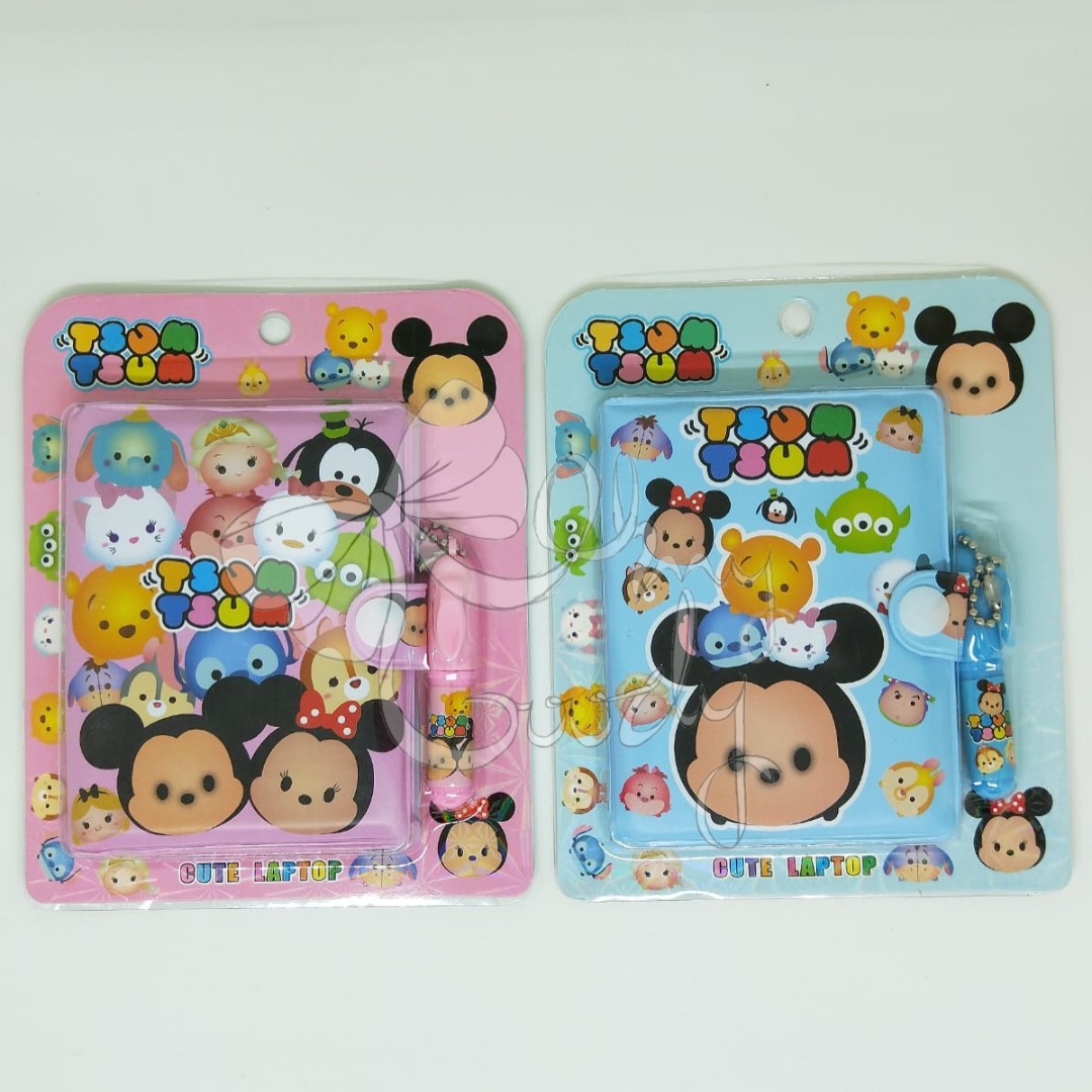 Tsum Tsum Notebook With Pen, Hobbies & Toys, Stationery & Craft ...