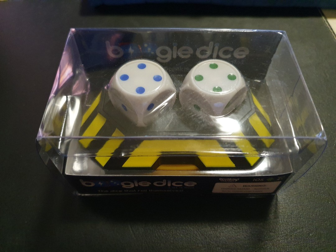 Boogie dice - self rolling dice, Hobbies & Toys, Toys & Games on Carousell