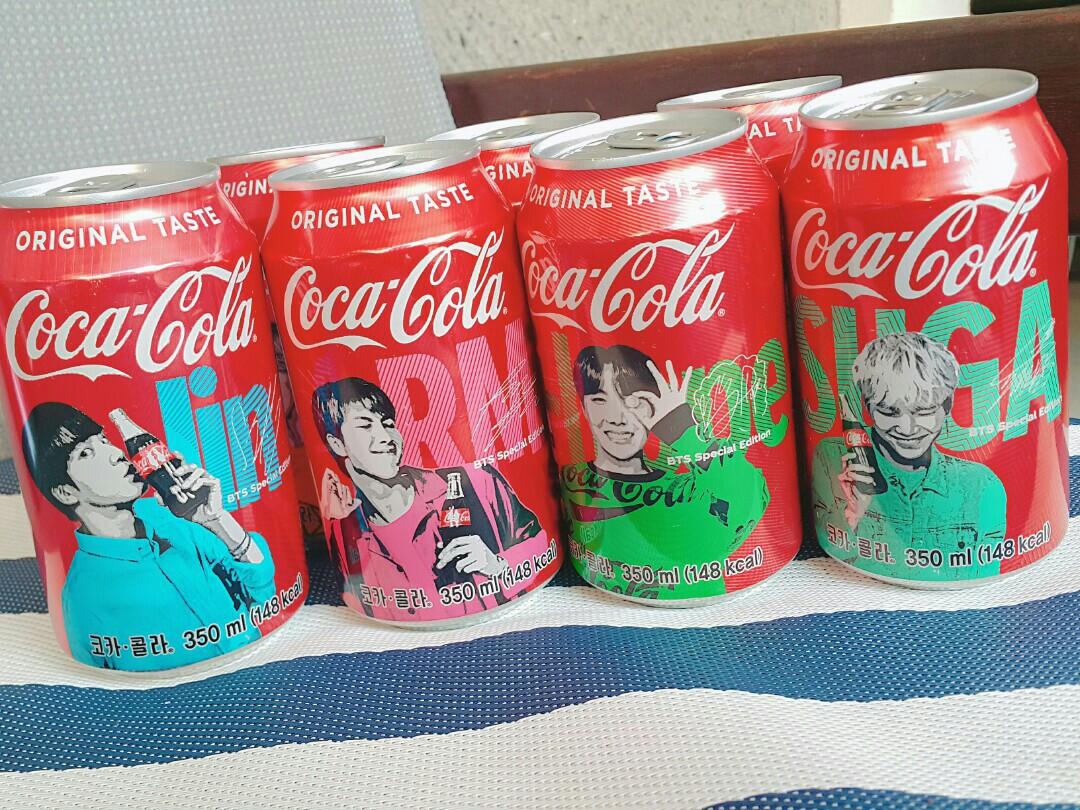 BTS Jungkook Special Edition Coca Cola Korea Coke Can, Hobbies & Toys ...